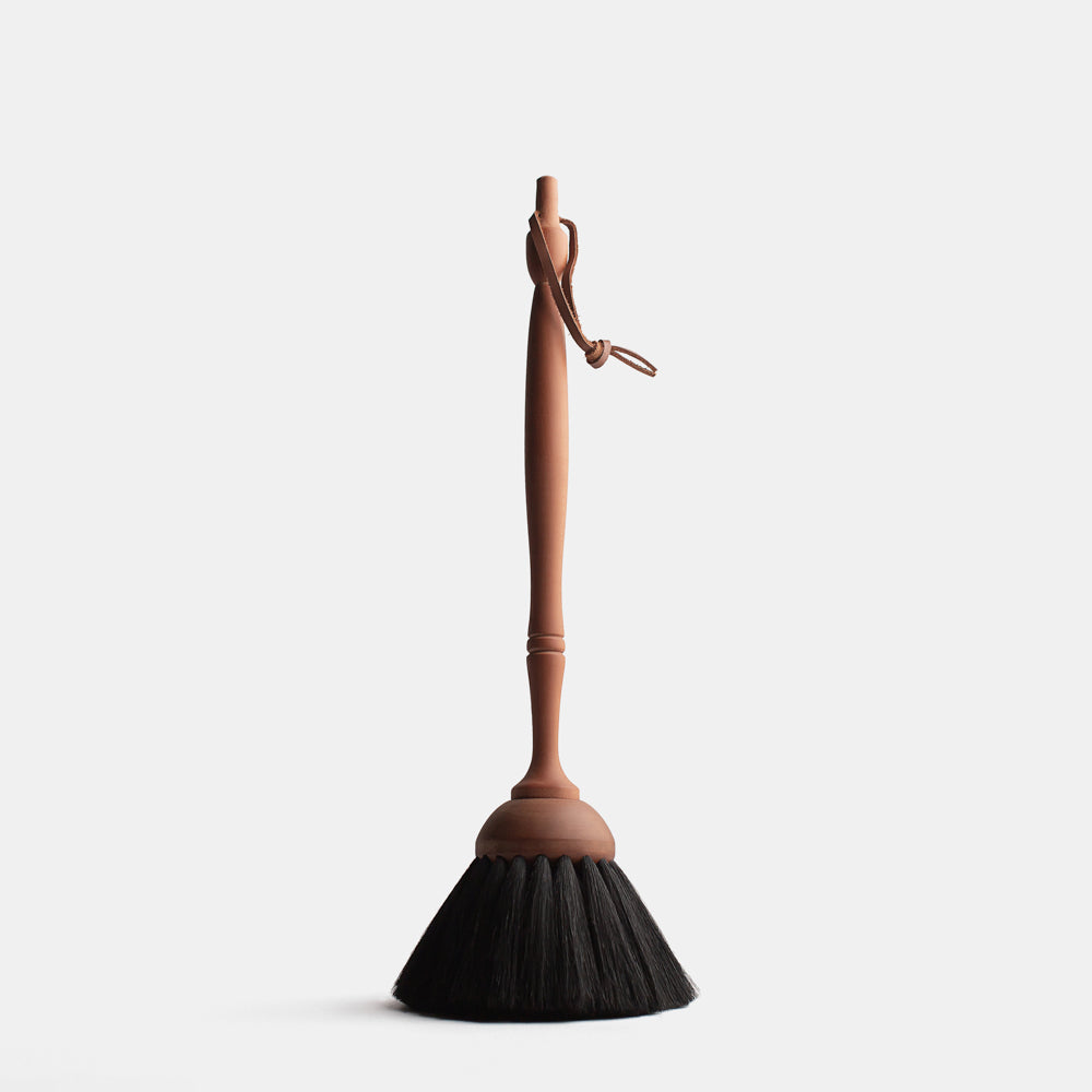 Goat Hair Duster in Pear Wood | Black – Helen Milan